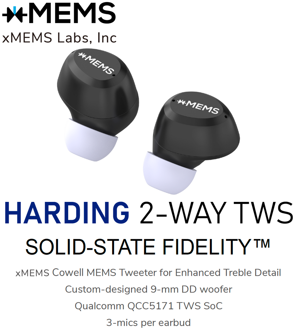 Harding 2-way TWS reference design (REF-XSC-2100-HA) – xMEMS